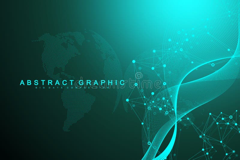 Big Data Visualization Background. Graphic Abstract Background ...