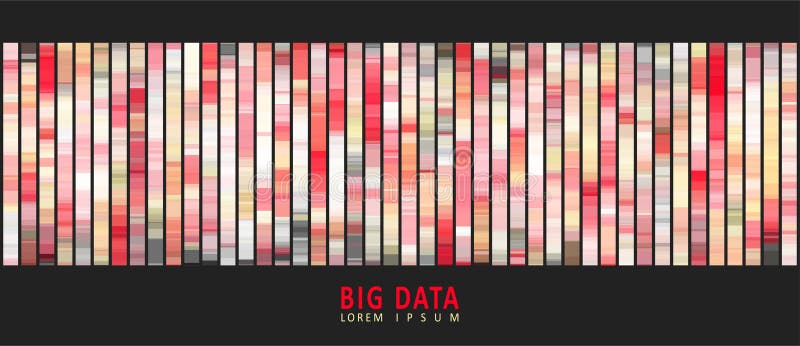 Big data visualization stock vector. Illustration of infographic ...