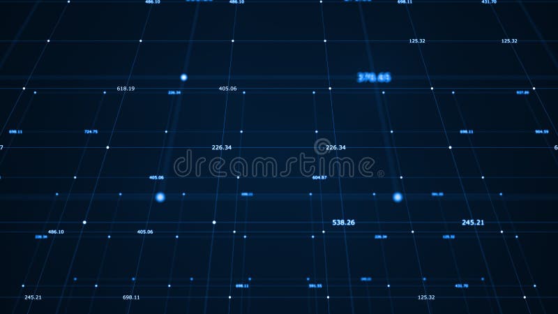 Big Data Visualization Concept Machine Learning Algorithms Analysis Of Information Stock