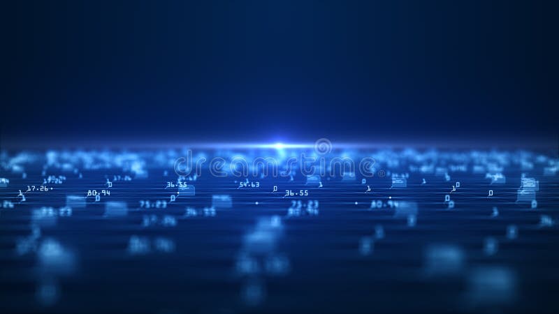 Big Data Visualization Concept. Machine Learning Algorithms. Analysis ...