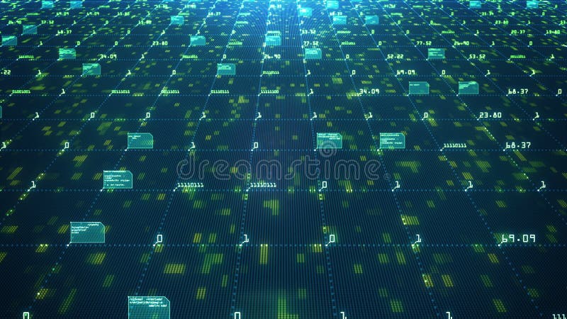 Machine Learning. Big Data. Animation Motion Structural Technique ...