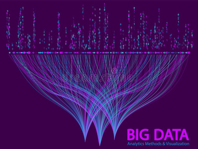 Big Data Visualization Concept Vector Stock Vector Illustration Of Sort Graph 136537034