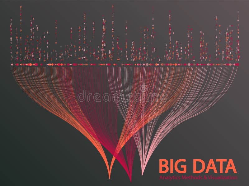 Big Data Visualization Concept Vector Stock Vector Illustration Of Design Fractal 156660686