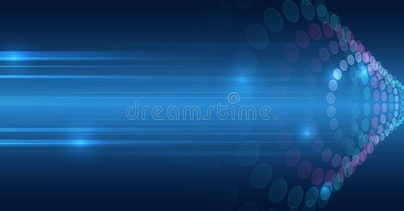 Big Data Visualization On Dark Background An Array Of Multi Colored