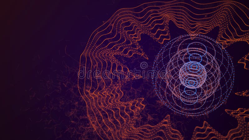 Big Data Visualization Data Array Visual Concept Abstract Background Analytics Data