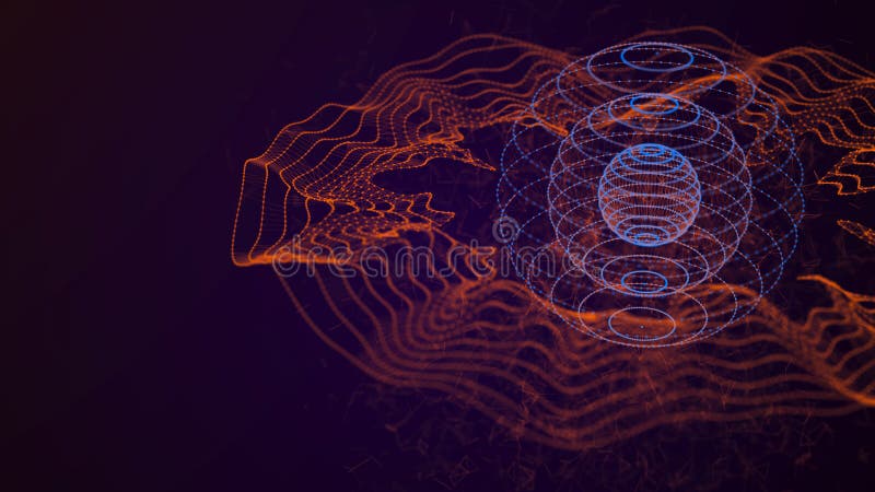 Big Data Visualization Data Array Visual Concept Abstract Background Analytics Data