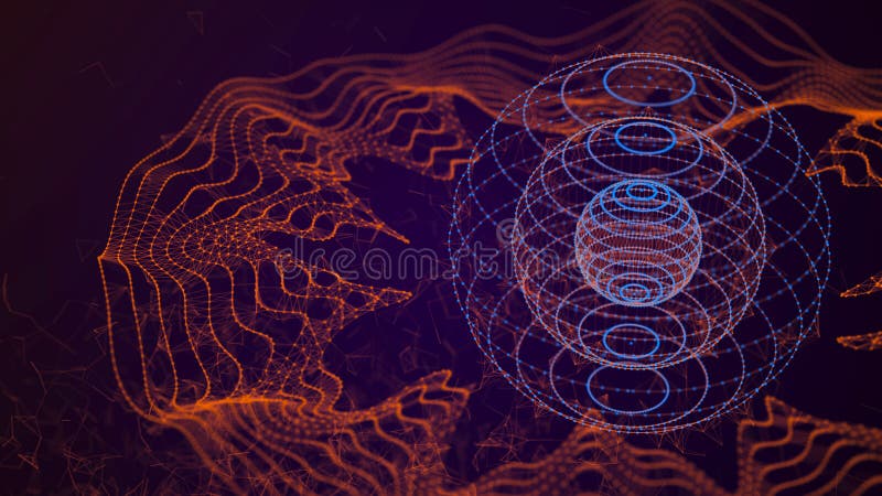 Big Data Visualization Data Array Visual Concept Abstract Background Analytics Data