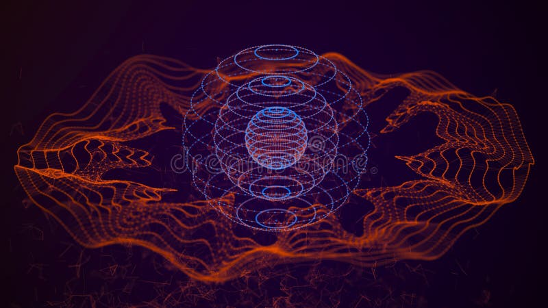 Big Data Visualization Data Array Visual Concept Abstract Background Analytics Data