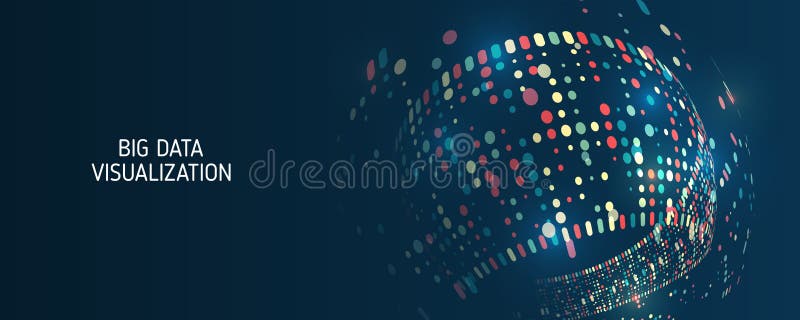 Big Data Visualization A Dynamic Array Of Information Data Sorting Process Big Data Stream