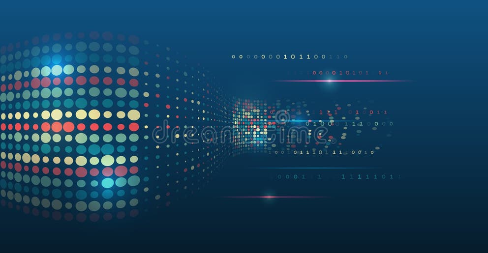 Big Data Visualization. a Dynamic Array of Information. Data Sorting ...