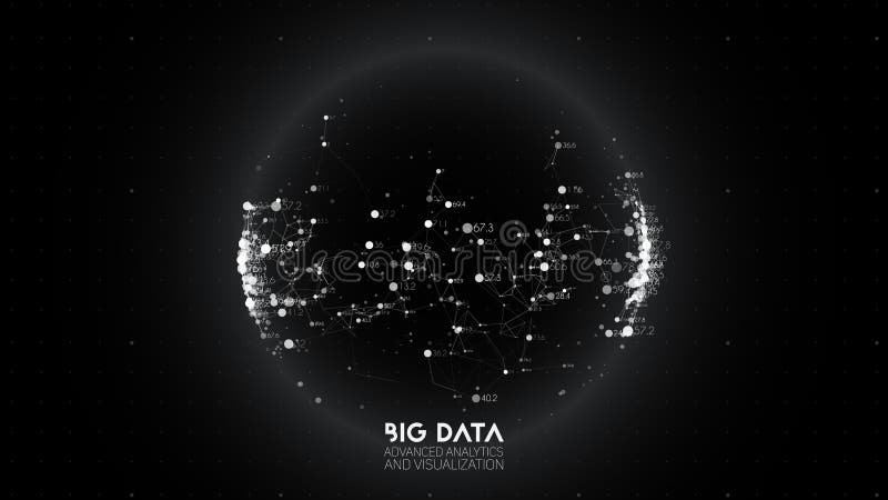 Big Data Visualization. Futuristic Infographic. Information Aesthetic ...