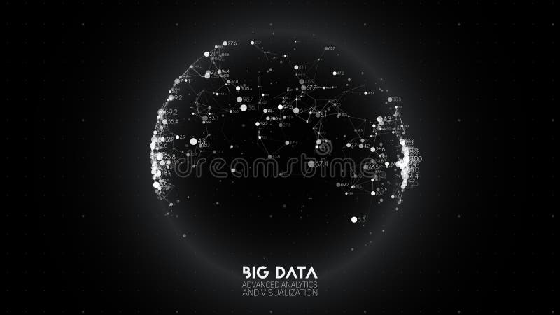 Big Data Visualization. Futuristic Infographic. Information Aesthetic ...