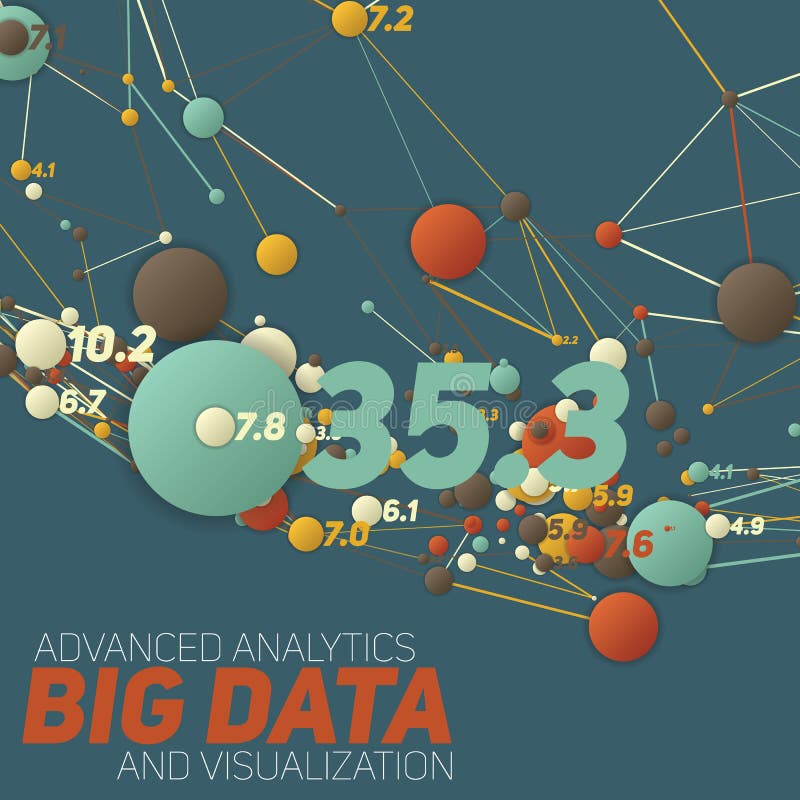 Big Data Visualization. Futuristic Infographic. Information Aesthetic ...