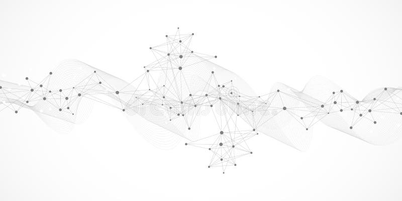 Big Data Visualization. Geometric Abstract Background Visual ...