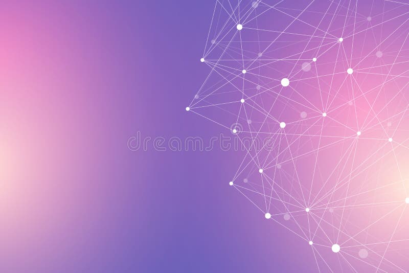 Big Data Visualization. Geometric Abstract Background Visual ...