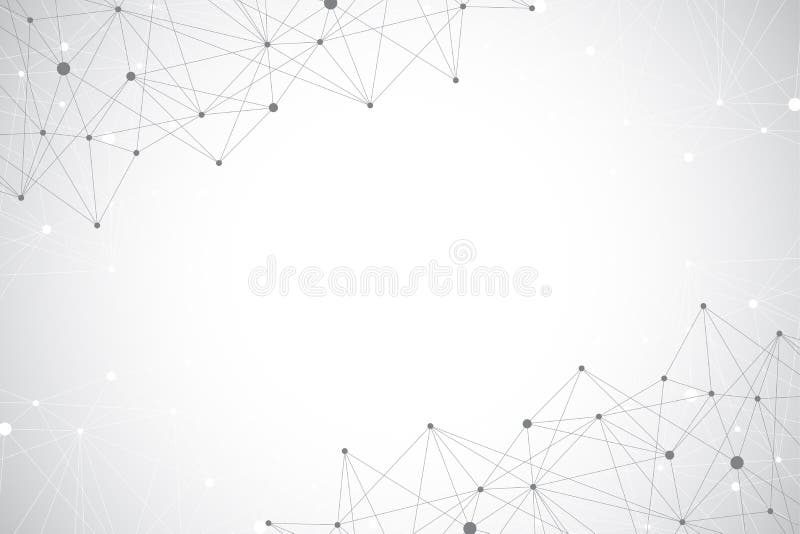 Big Data Visualization. Geometric Abstract Background Visual ...
