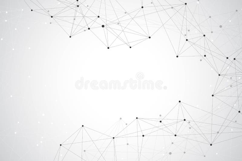 Big Data Visualization. Geometric Abstract Background Visual ...