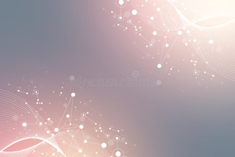 Big Data Visualization. Geometric Abstract Background Visual ...