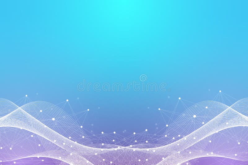 Big Data Visualization Geometric Abstract Background Visual Information Complexity Stock