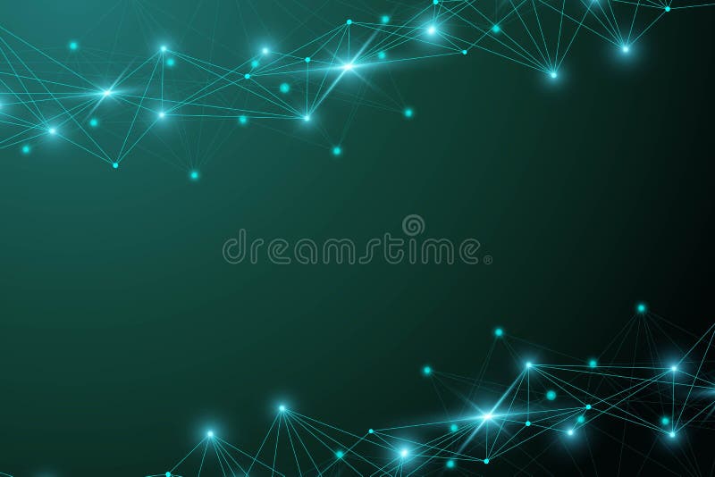Big Data Visualization. Geometric Abstract Background Visual ...