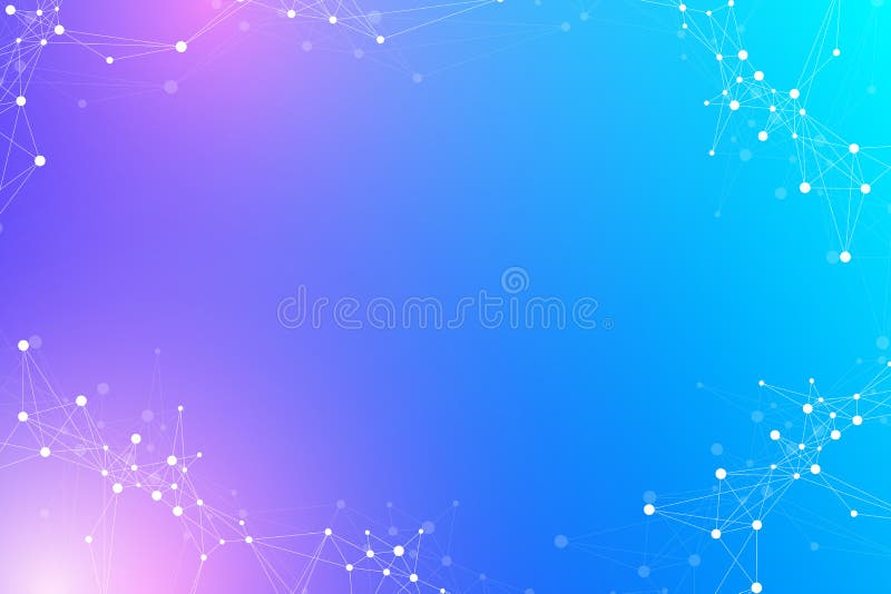 Big Data Visualization. Geometric Abstract Background Visual ...