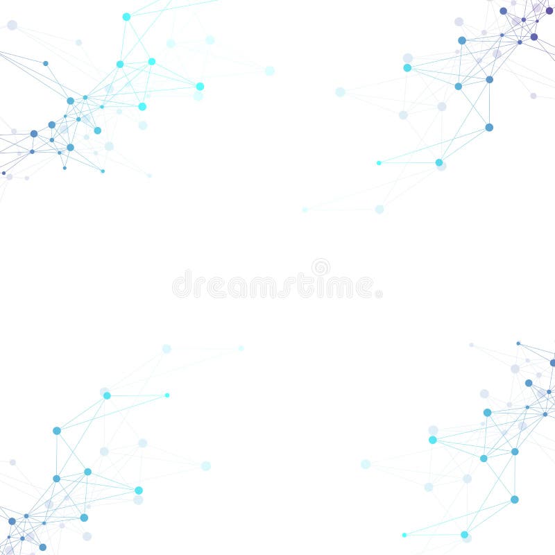 Big Data Visualization. Geometric Abstract Background Visual ...