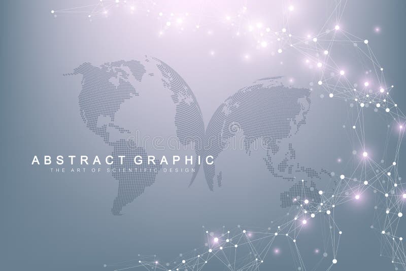 Big Data Visualization Graphic Abstract Background Communication