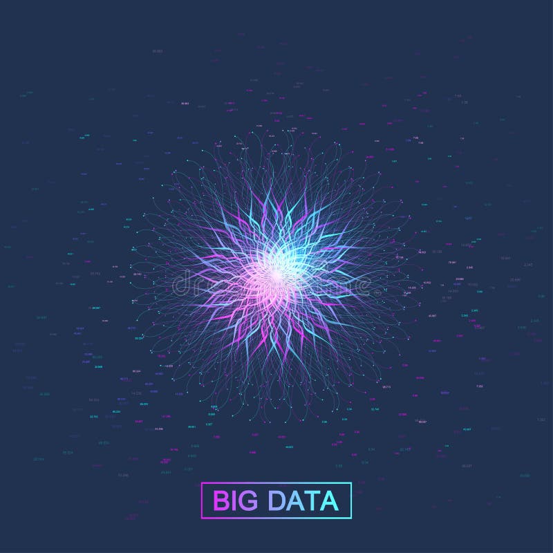 Big Data Visualization Graphic Abstract Background Communication
