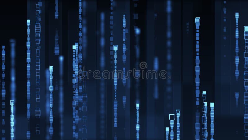 Digital Technology Background. Abstract Wave with Connected Dots and ...