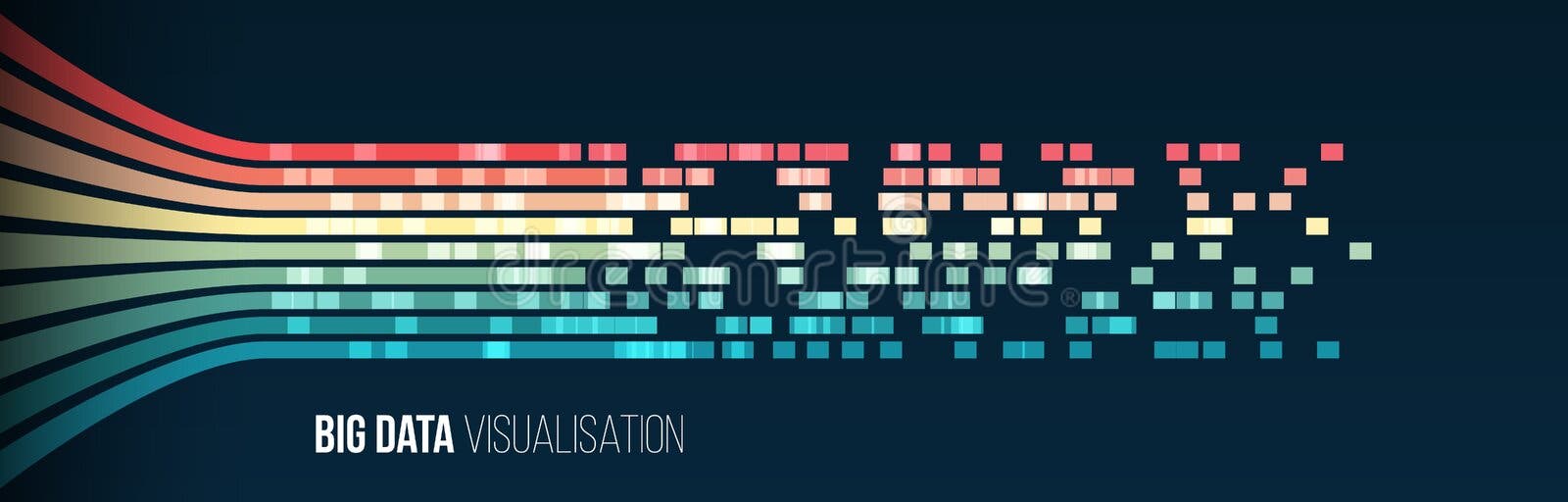 Big Data Visualization Information Analytics Concept Stock Vector