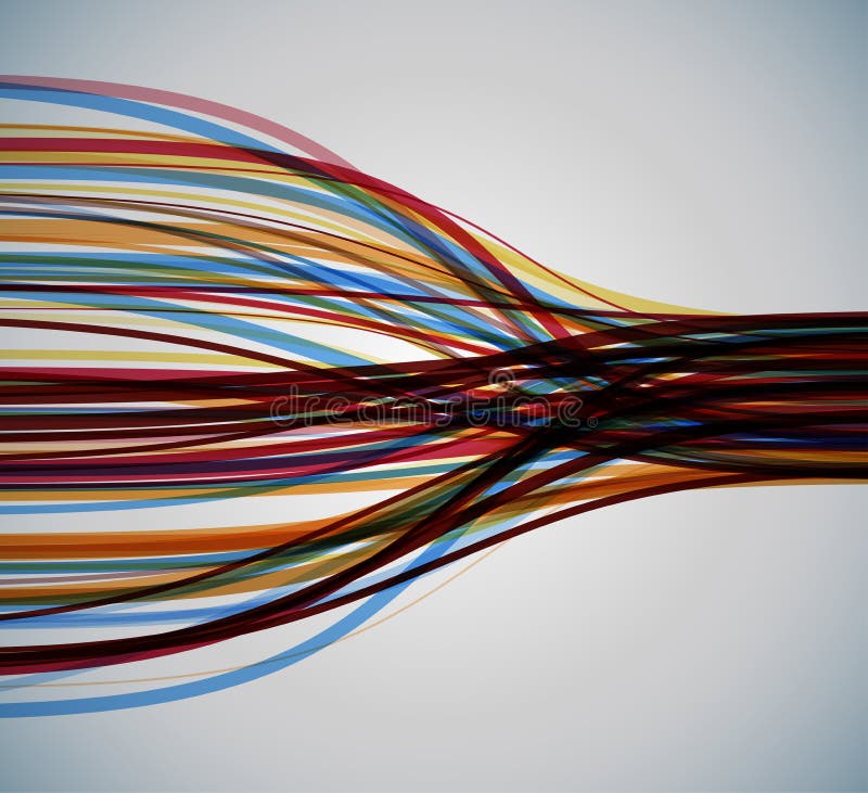 Big Data Visualization. Information Analytics Concept. Abstract Stream ...