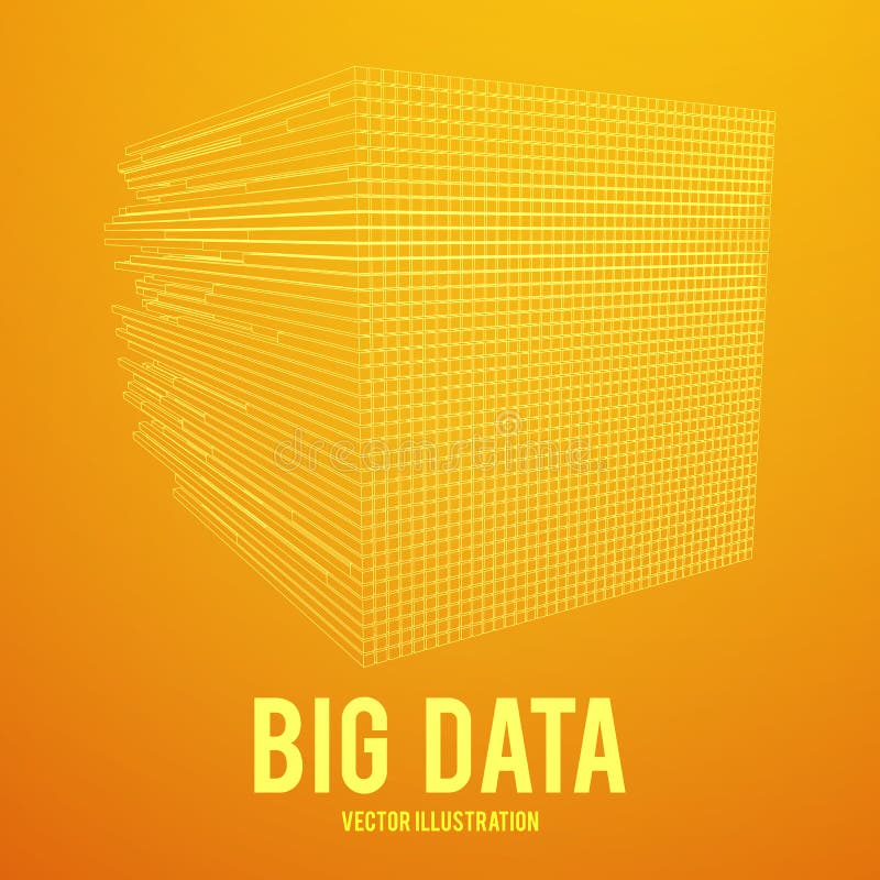 Big Data Visualization Vector Concept Stock Vector - Illustration of ...