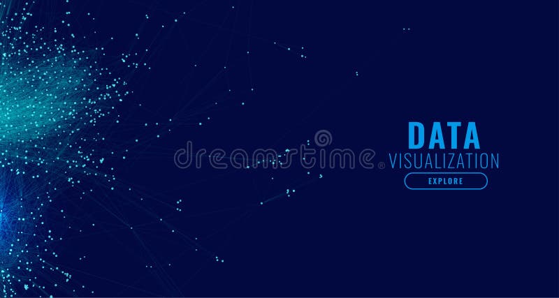 Big Data Visualization Mesh Diagram Concept Background Stock Vector ...