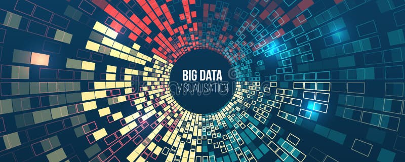 Big Data Visualization Processing Of Data Arrays Sorting Filtering Machine Algorithms Stock