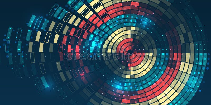 Big Data Visualization Processing Of Data Arrays Sorting Filtering Machine Algorithms Stock