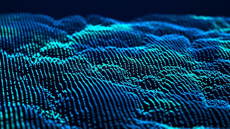 Big Data Visualization. Data Technology Illustration. Science ...