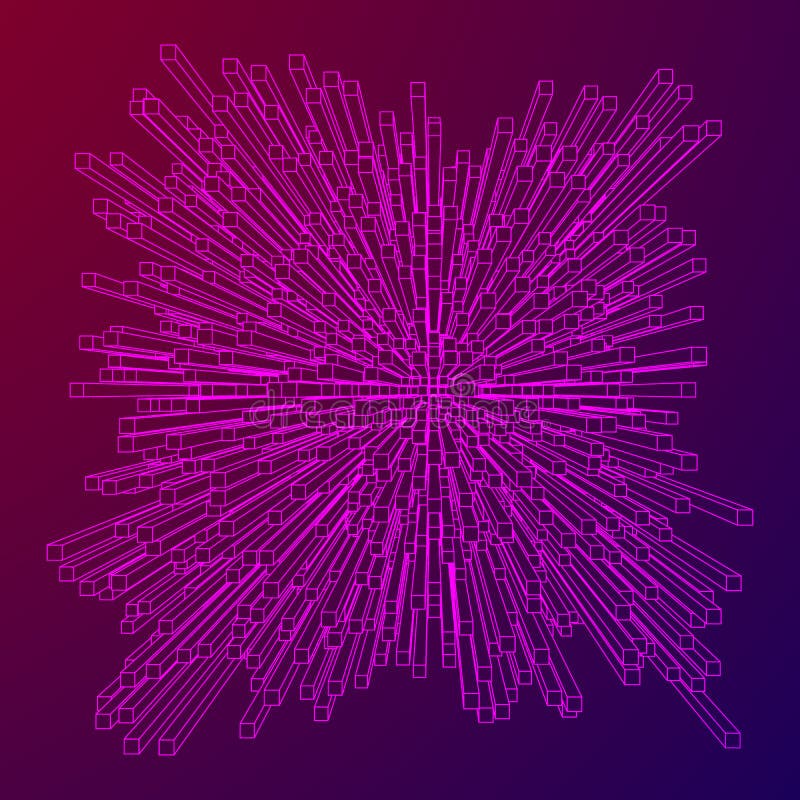 Big Data Visualization Vector Concept Stock Vector - Illustration of ...