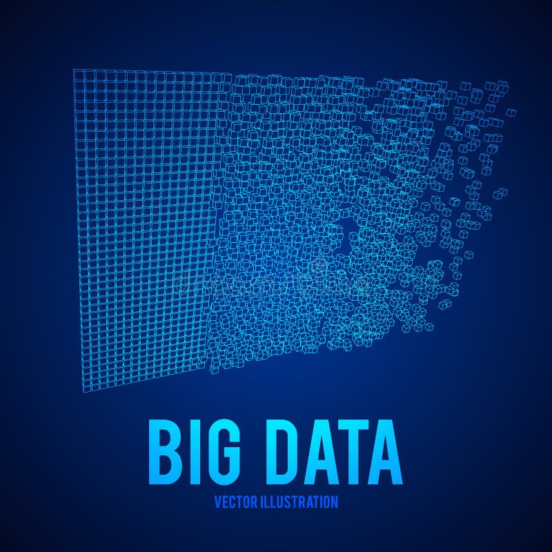 Big Data Visualization Vector Concept Stock Vector - Illustration of ...