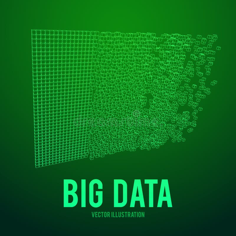 Big Data Visualization Vector Concept Stock Vector - Illustration of ...