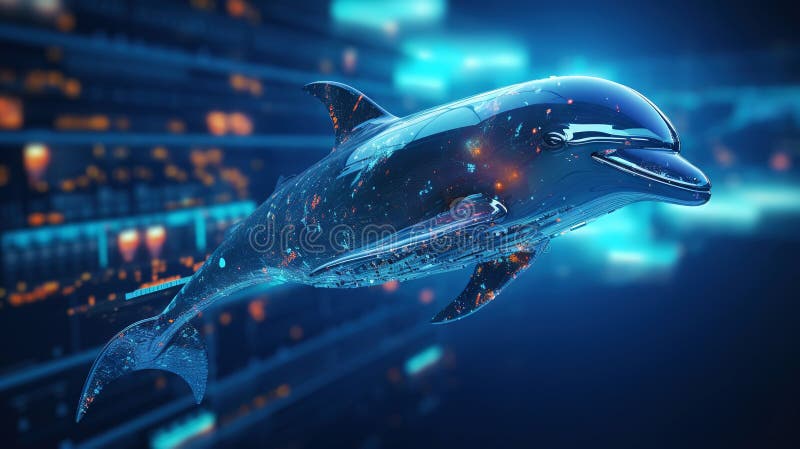 Big Data Visualization Where a Digital Dolphin Swims in the Data Stream ...