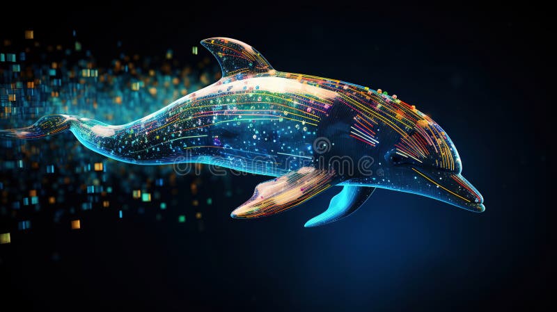 Big Data Visualization Where a Digital Dolphin Swims in the Data Stream ...