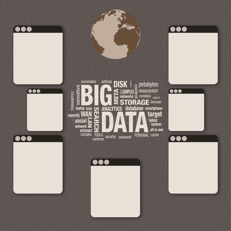 Big Data Word Cloud Collage, Technology Concept, Digital Layer E Stock ... Big Data Word Cloud Collage, Technology Concept, Digital Layer E Stock ...