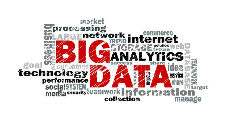 Big data word cloud stock image. Image of capture, database - 51591307