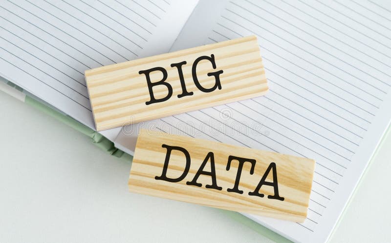 Big Data Word Concept on Wooden Cubes Blocks Stock Image - Image of ...