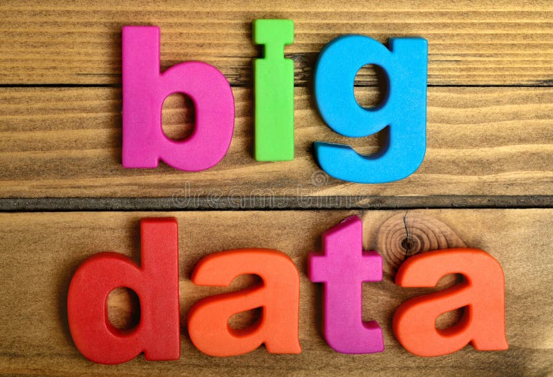 Big Data word stock image. Image of challenge, internet - 64842699