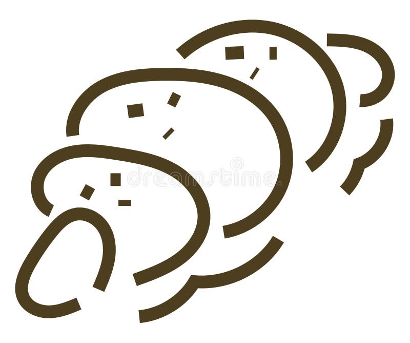 Big Delicious Braided Bread, Icon Stock Vector - Illustration of fresh ...