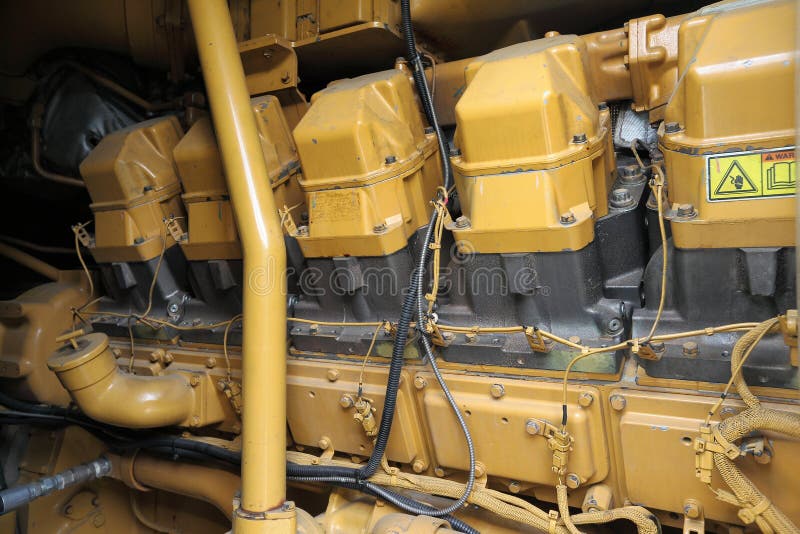 Big Diesel Engine stock image. Image of motor, interior - 53015623