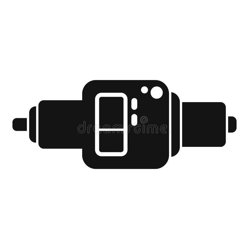 Big Digital Micrometer Icon Simple Vector. Scale Tool Stock Vector ...