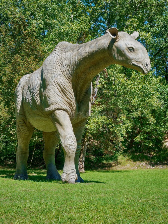 Big dinosaur model park editorial image. Image of jurassic - 118103630