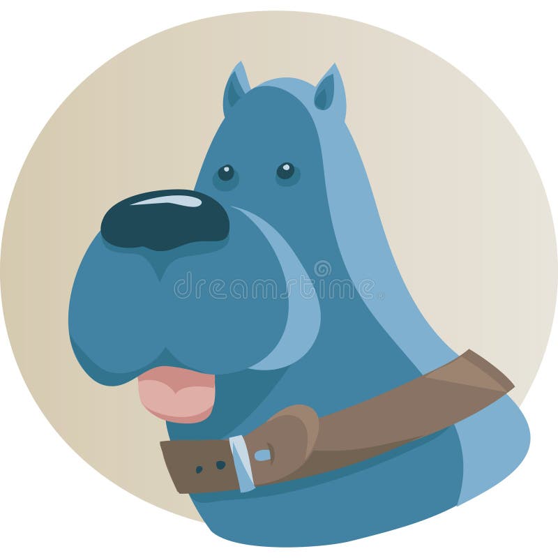 Big Dog stock illustration. Illustration of companion - 41557814